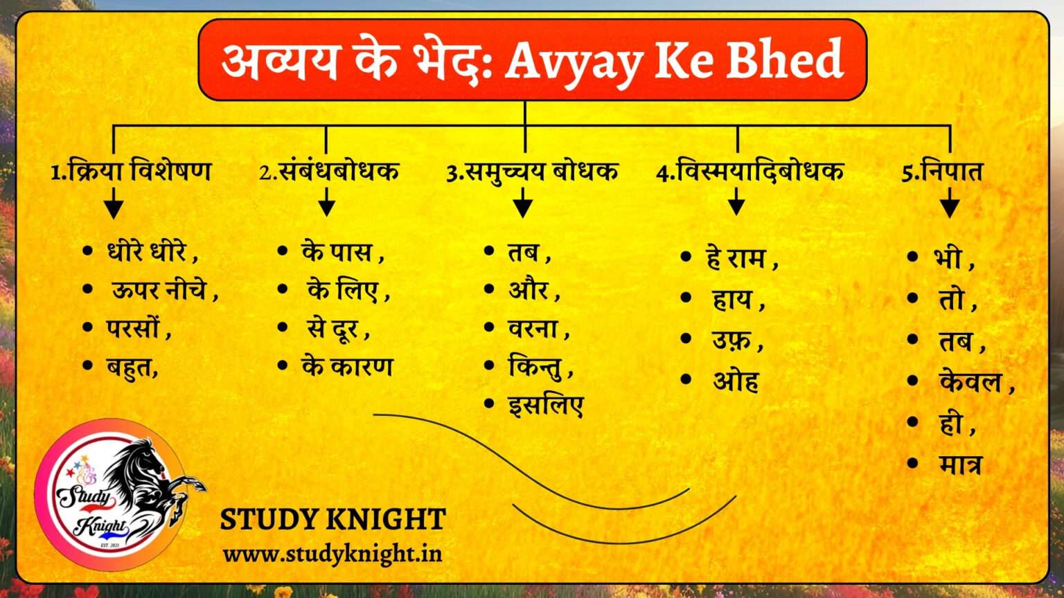 Avaya ( अव्यय ) 100+ pyqs and mcqs download free pdf