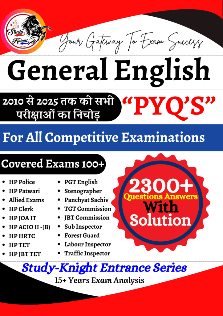 Best-Selling English Grammar PYQs Book for HP Exams – 2300+ Solved MCQs
